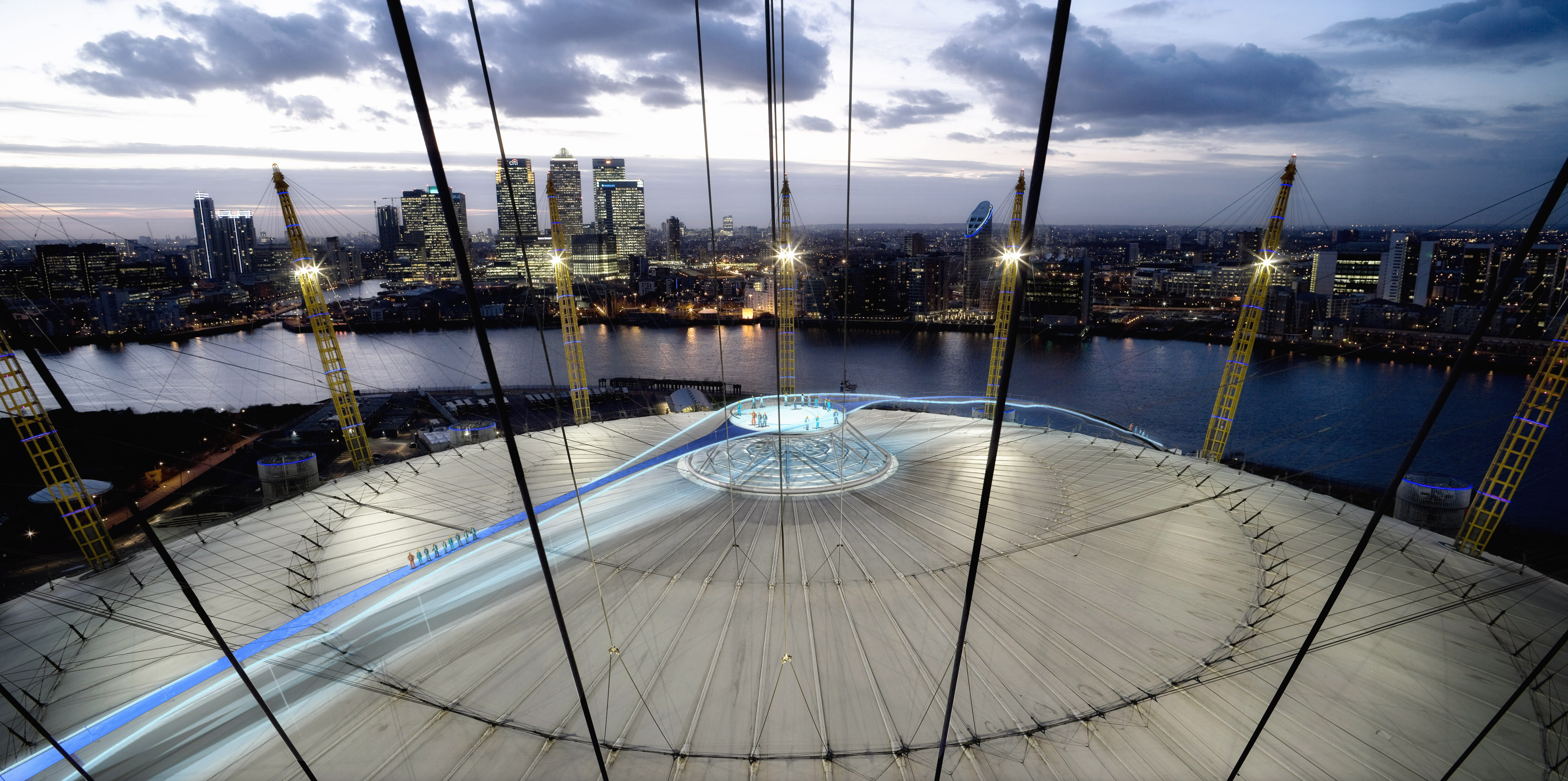 Up At The O2 Iconic View Of London London Airport Transfers